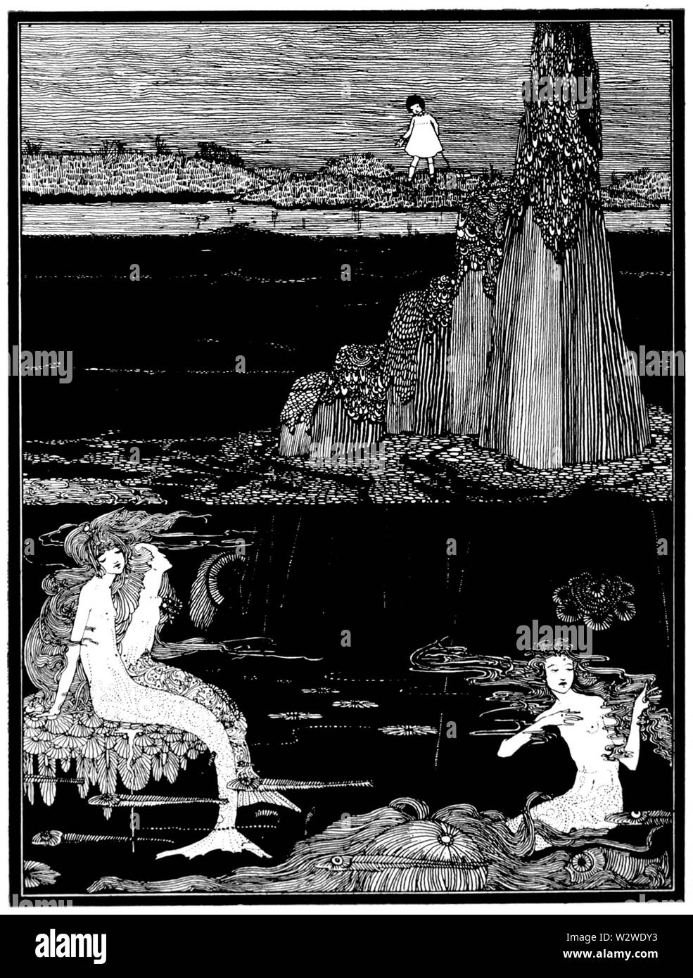 Illustration for 'Very Nearly!' in The Year's at the Spring Stock Photo ...