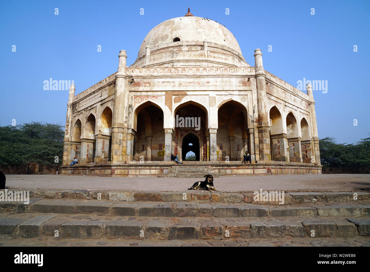 Tomb of Adham Khan, Mehrauli, Delhi Stock Photo - Alamy