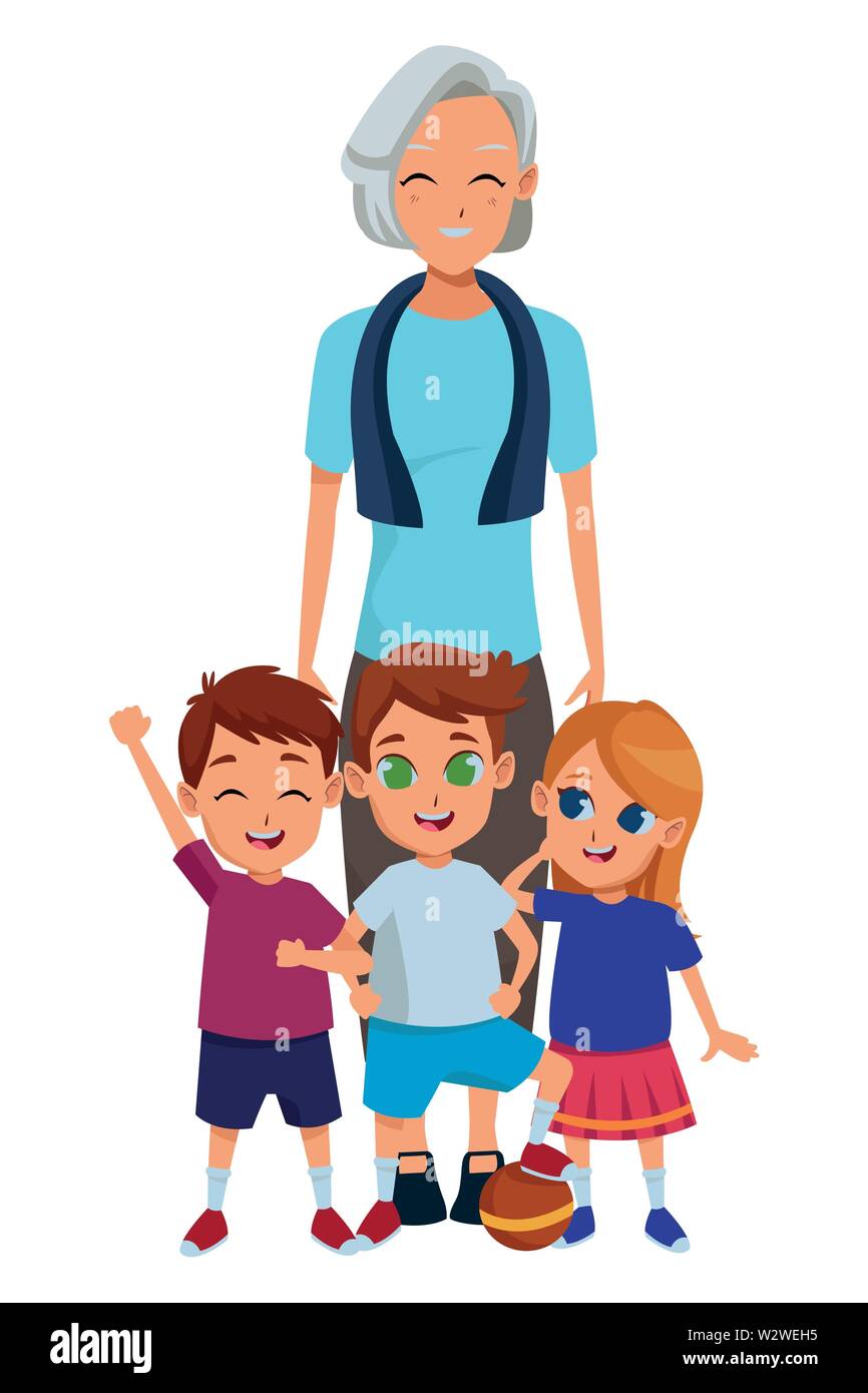 Grandchildrens Stock Vector Images - Alamy