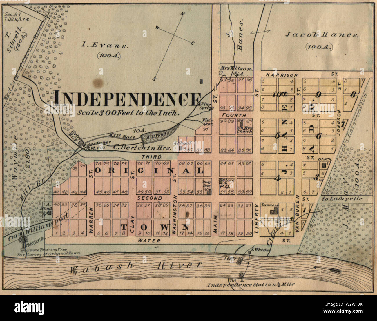 Independence county map hi-res stock photography and images - Alamy