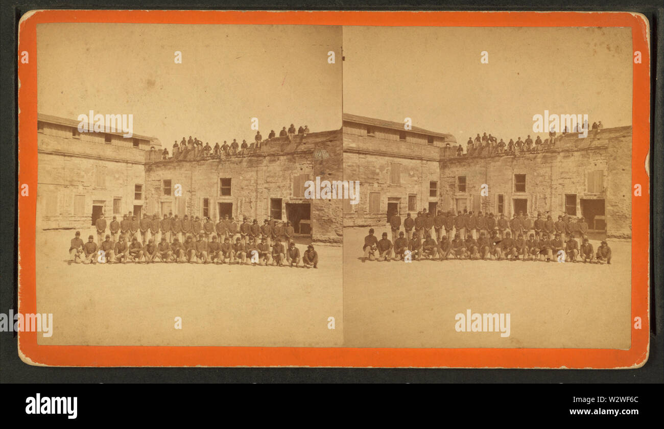 Indian prisoners at Fort Marion, from Robert N Dennis collection of ...