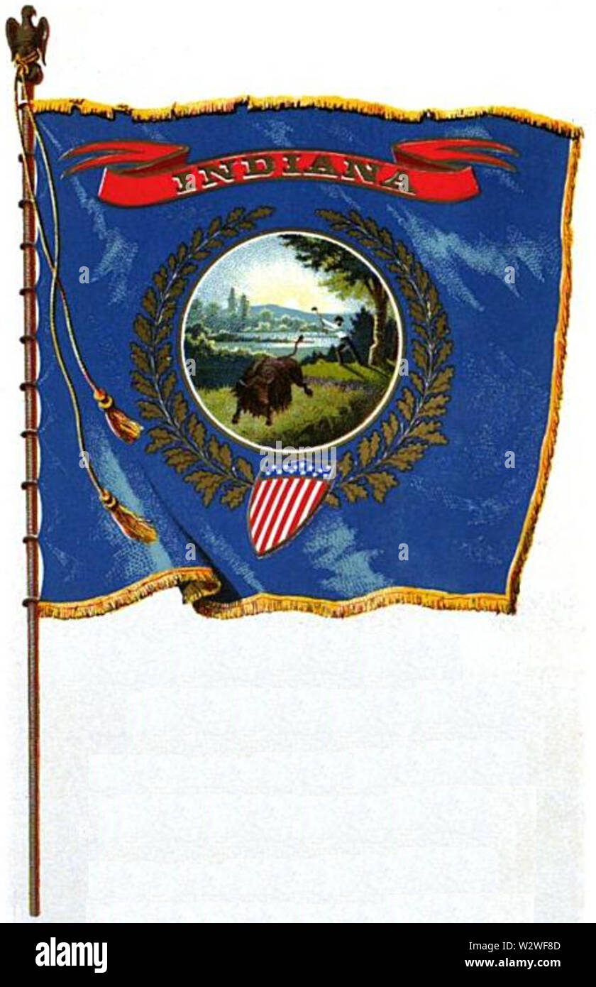 Indiana flag hi-res stock photography and images - Alamy