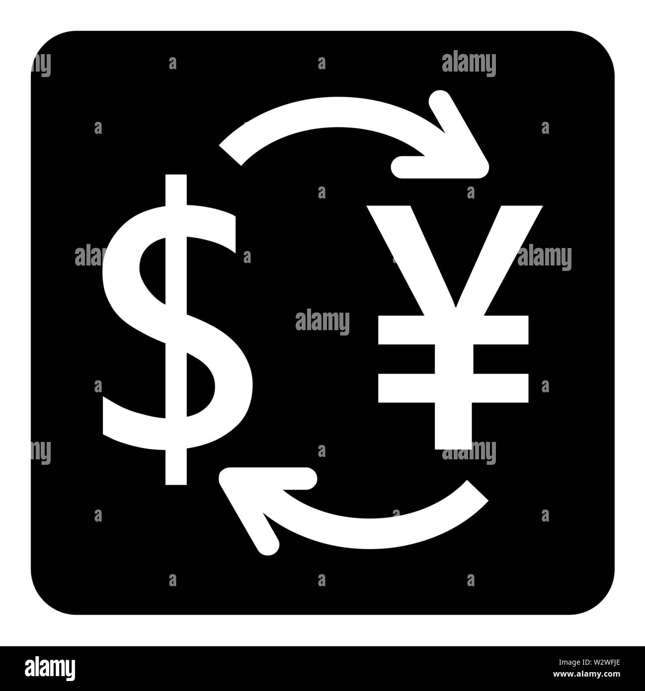 Currency exchange icon Stock Vector Image & Art - Alamy