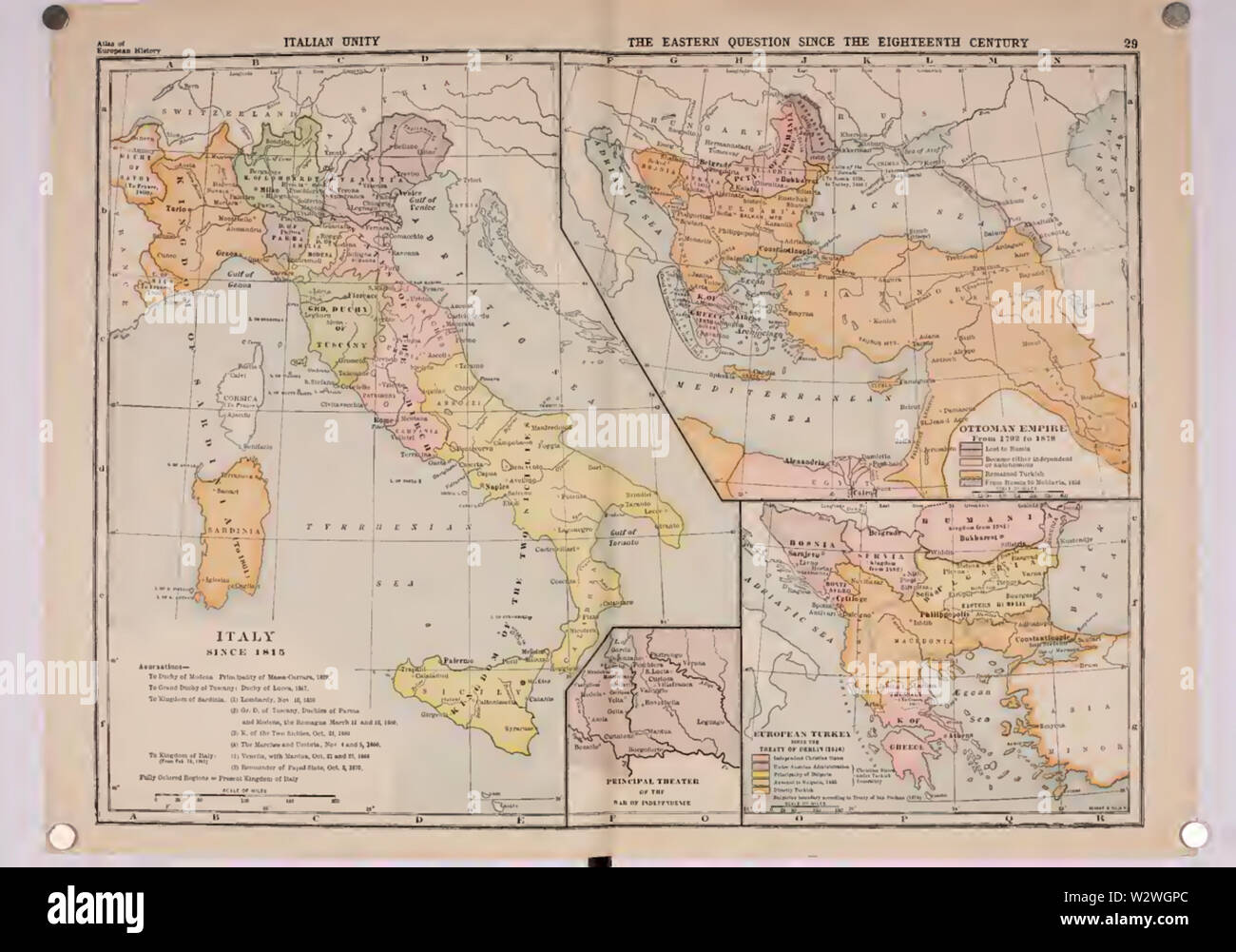Eastern europe map 19th century hi-res stock photography and images - Alamy