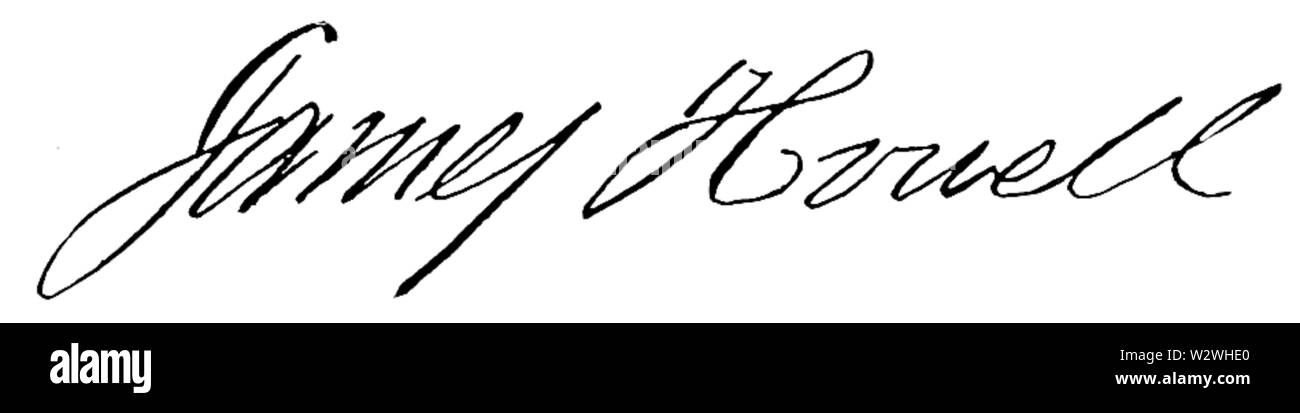 James howell brooklyn mayor signature Stock Photo - Alamy