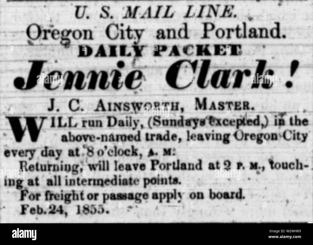 Jenny history historical hi-res stock photography and images - Alamy