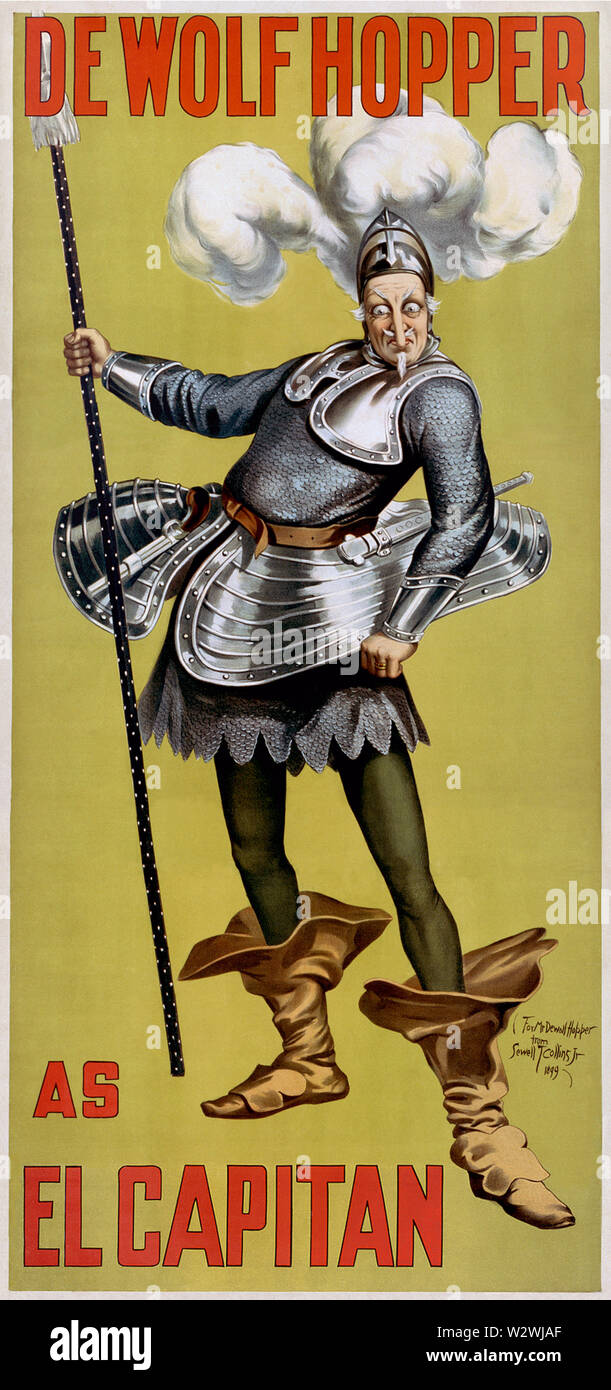 John Phillip Sousa - De Wolf Hopper - El Capitan1 Stock Photo - Alamy