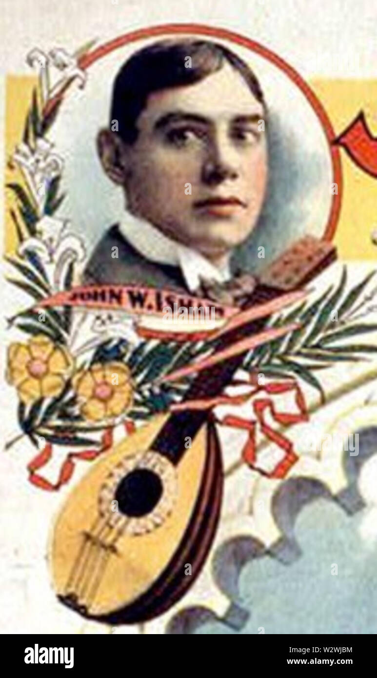 John W Isham cropped from poster Stock Photo - Alamy