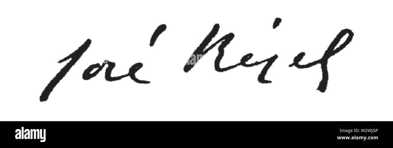 Jose rizal signature Stock Photo - Alamy