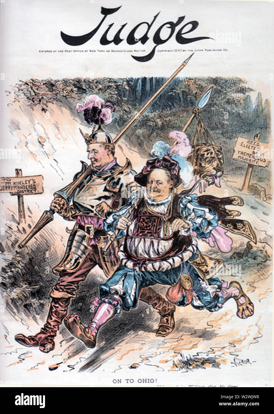 Judge magazine cartoon hi-res stock photography and images - Alamy