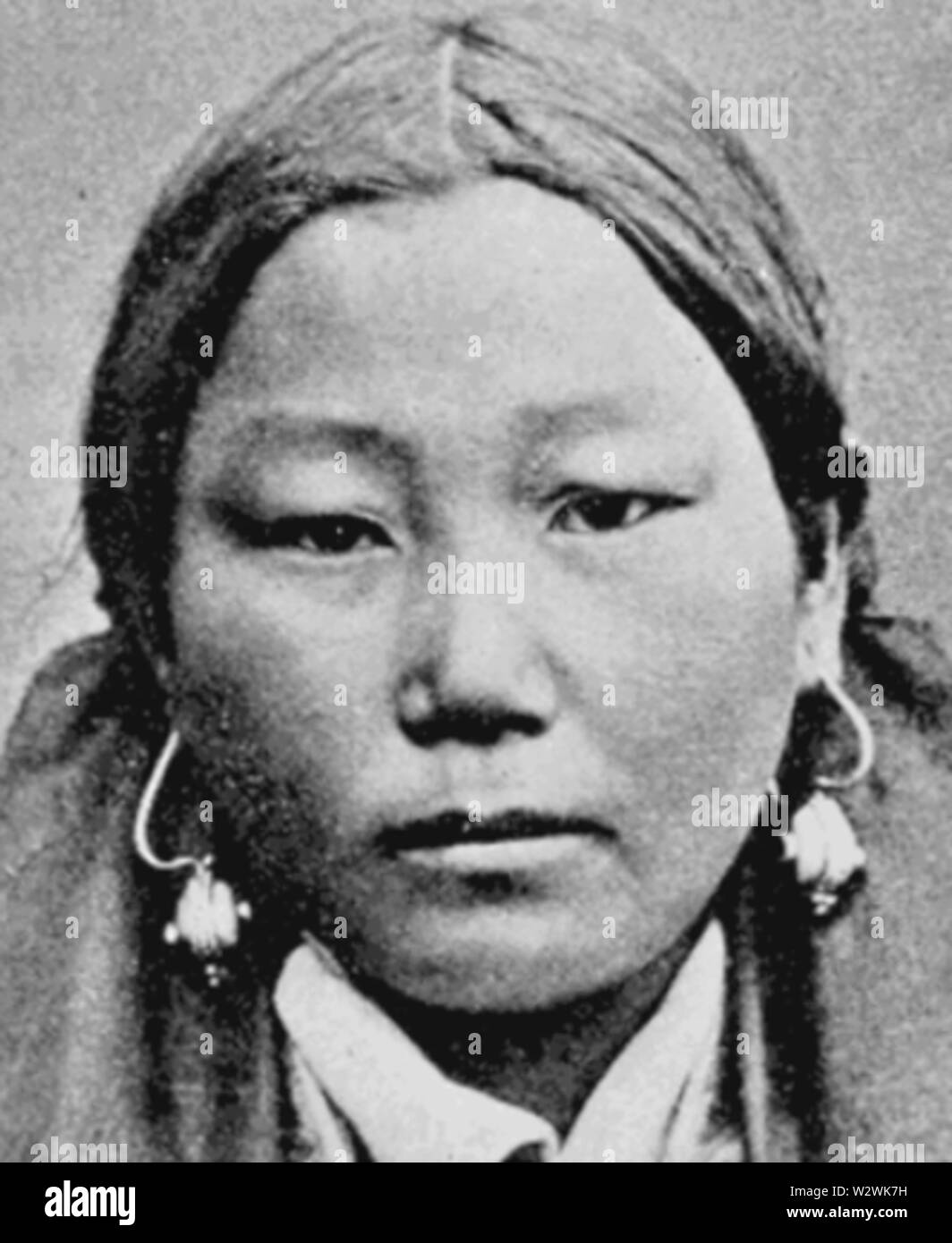 Kalmuck Mongoloid Cephalic Index 86 Stock Photo - Alamy