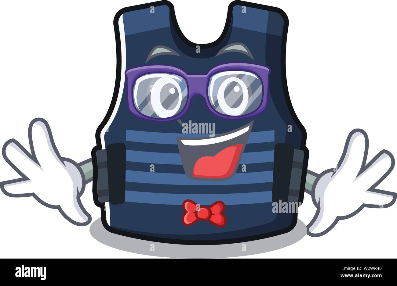 Geek bulletprof vest in the cartoon shape Stock Vector Image & Art - Alamy