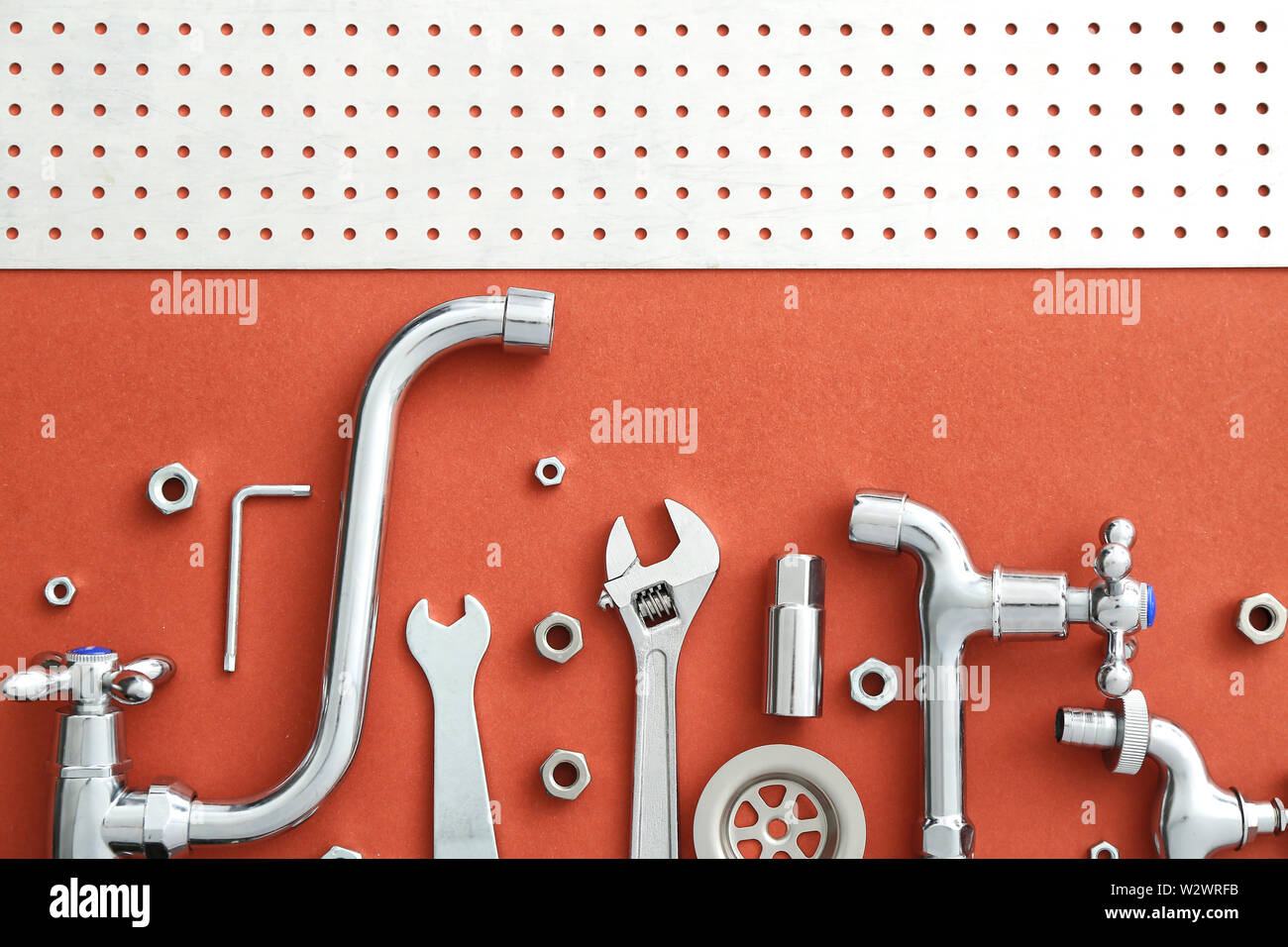 Various plumbing tools hi-res stock photography and images - Alamy