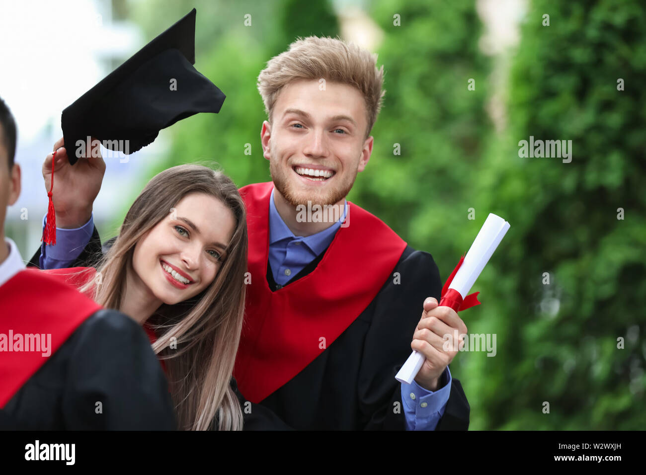 College graduate robes degree hi-res stock photography and images - Alamy