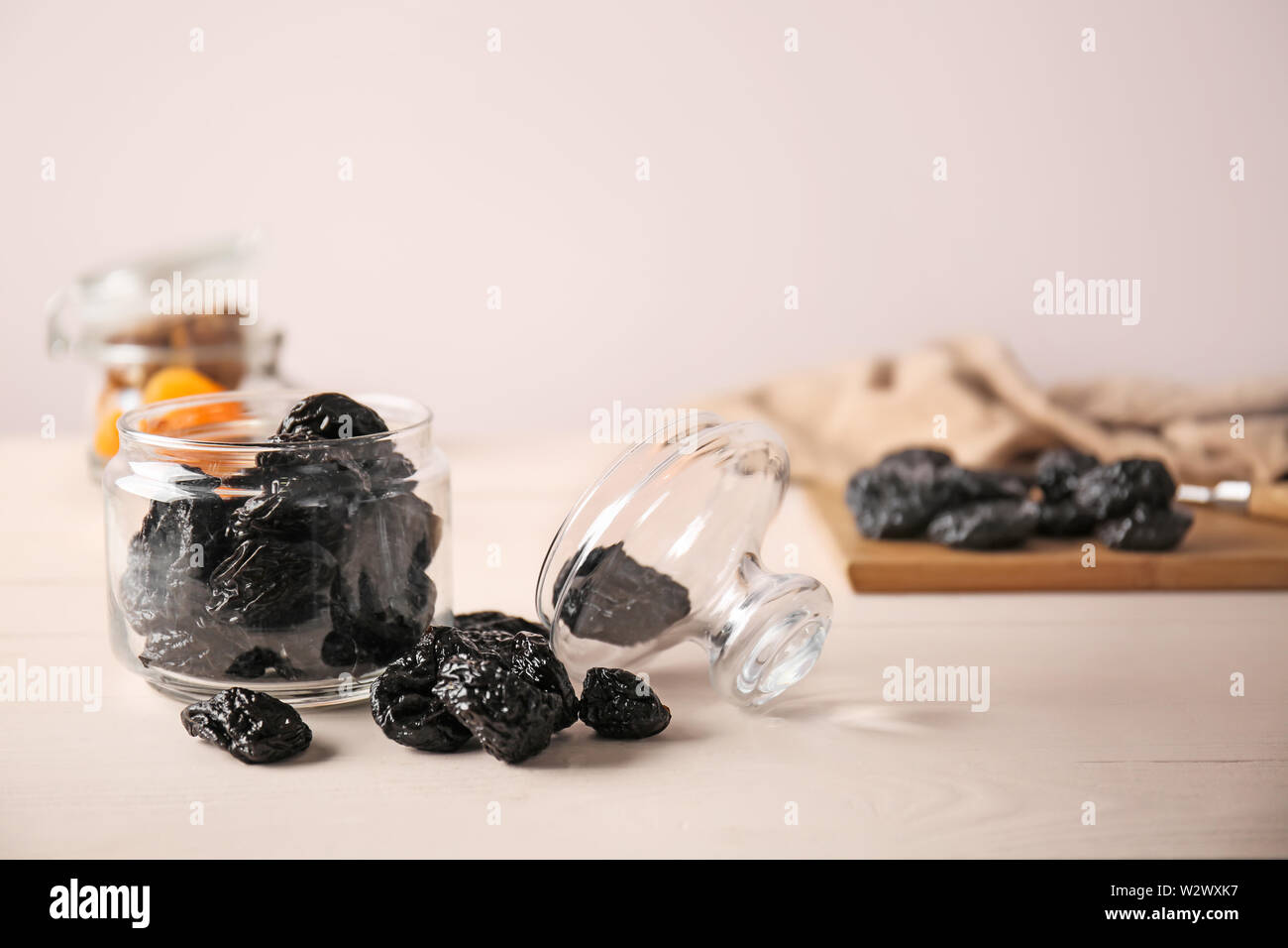 Jar of prunes hi-res stock photography and images - Alamy