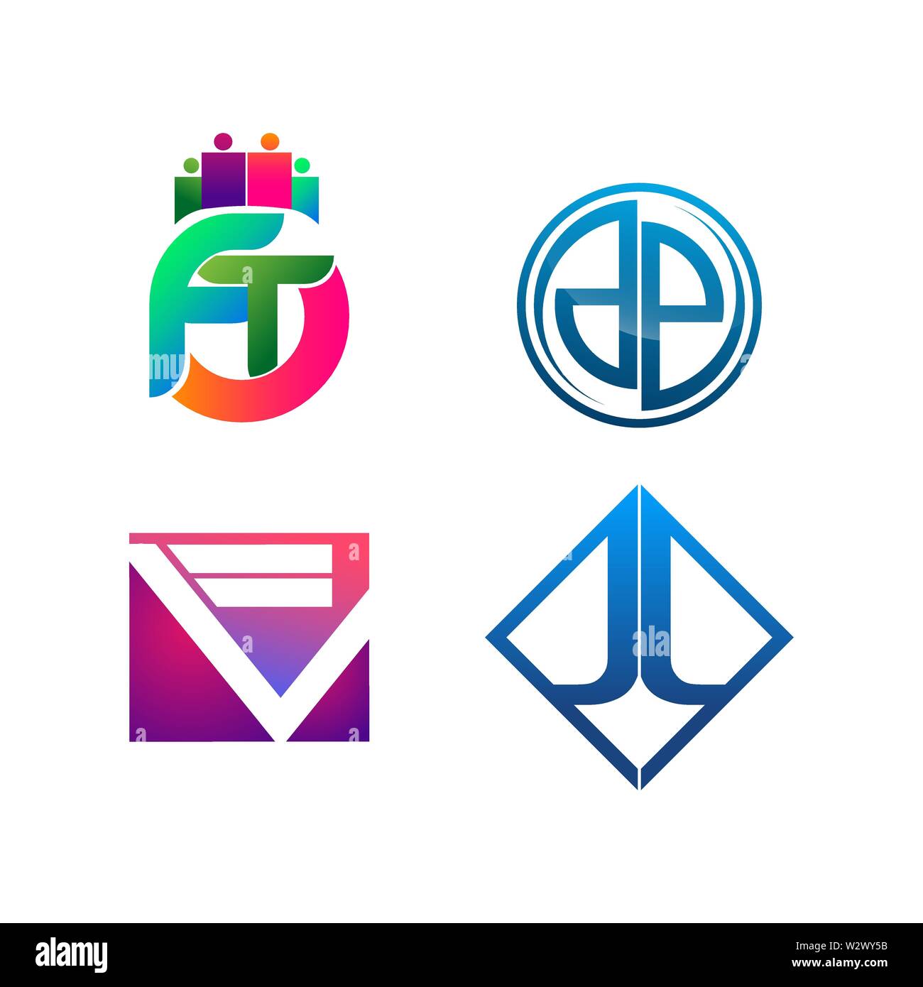 Set of symbol for Business logo design template. Collection of ...