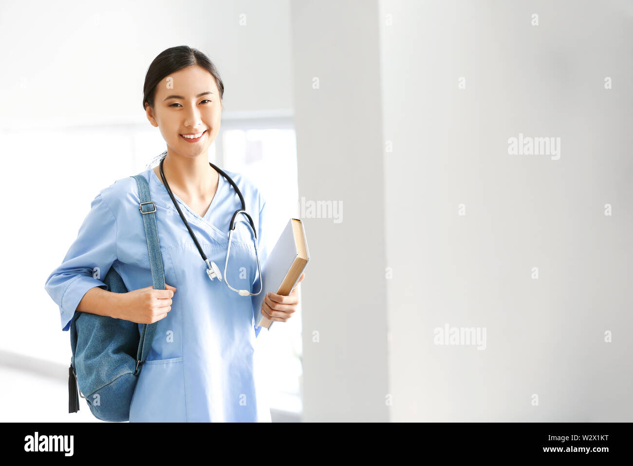 Young Asian student in clinic Stock Photo - Alamy