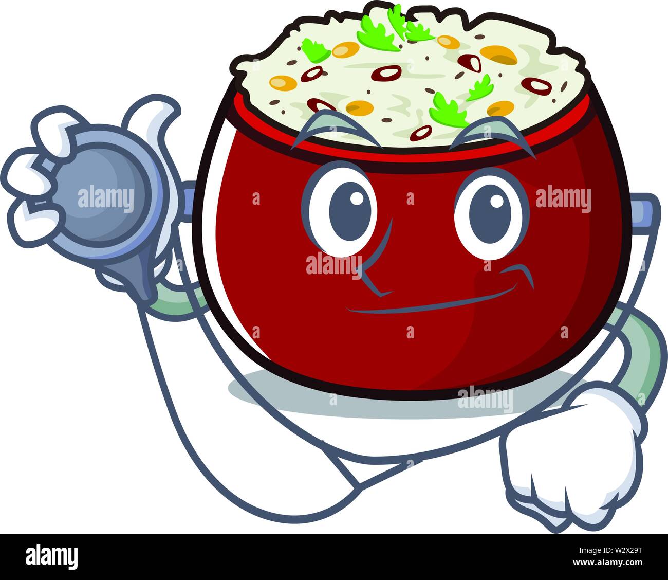 Indian curd rice Stock Vector Images - Alamy