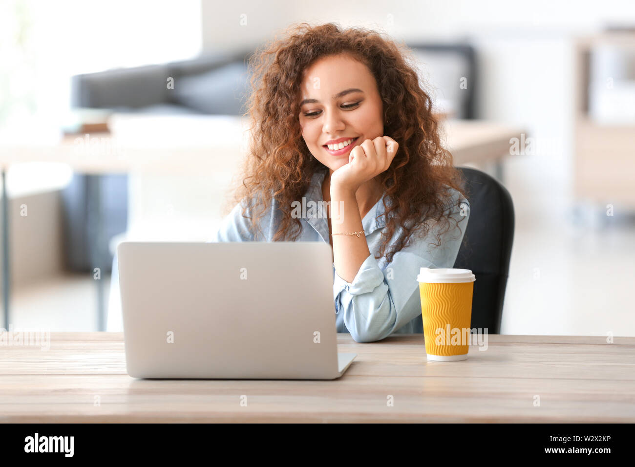 Young African-American student preparing for exam Stock Photo - Alamy
