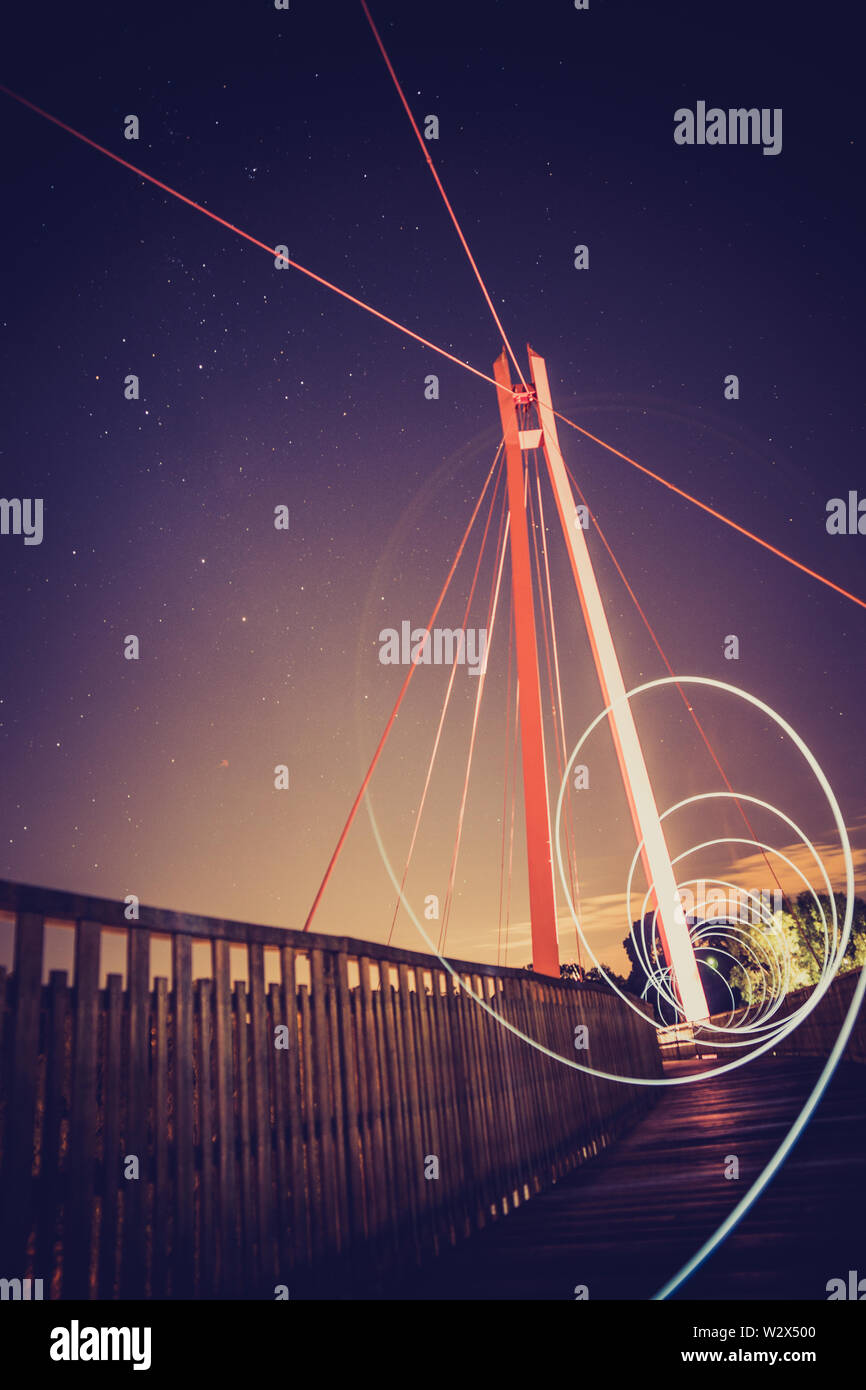 Koonung Creek Trail Foot Bridge Stock Photo - Alamy