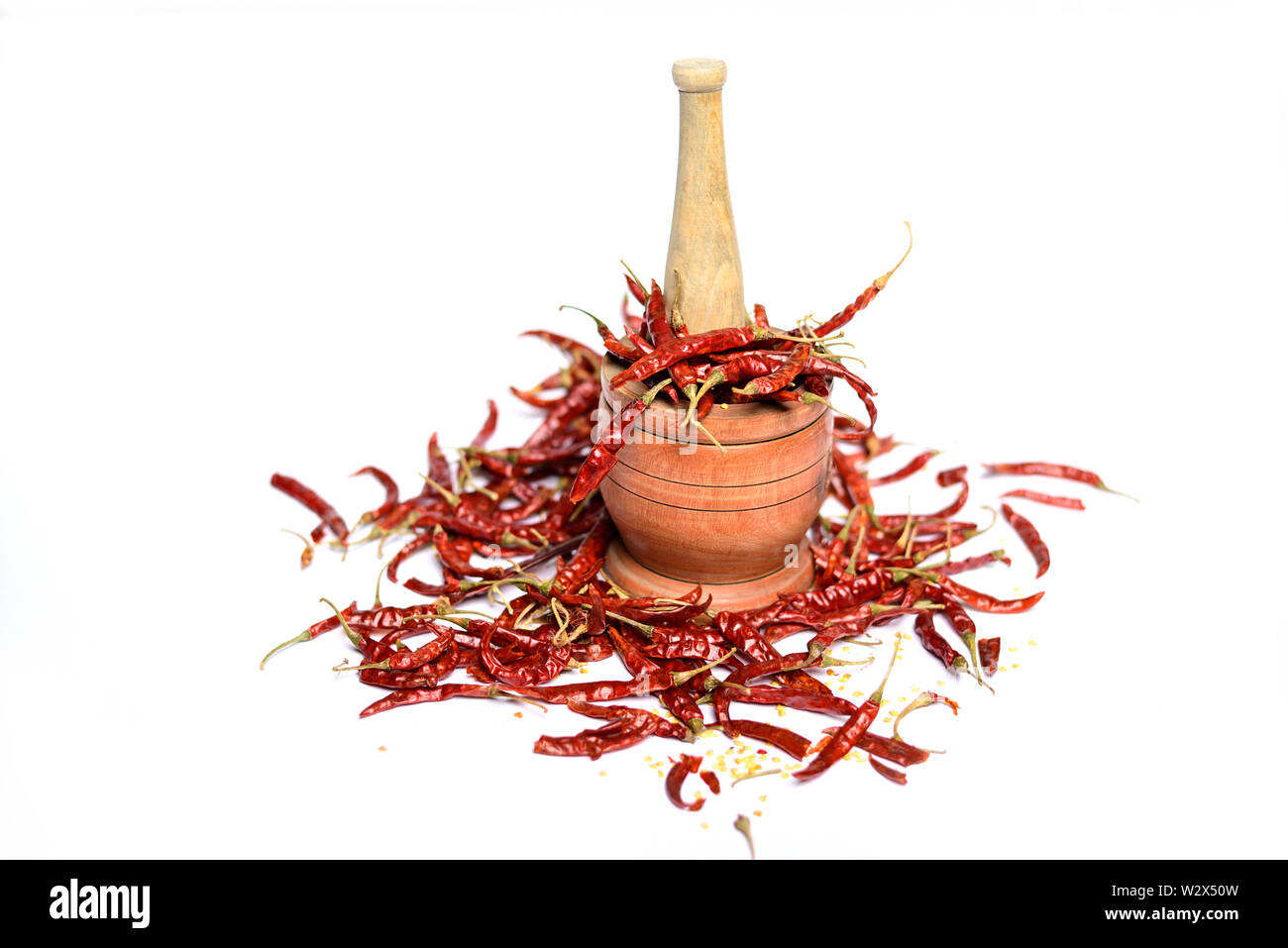 Cayenne pepper is making from chili paper Stock Photo - Alamy