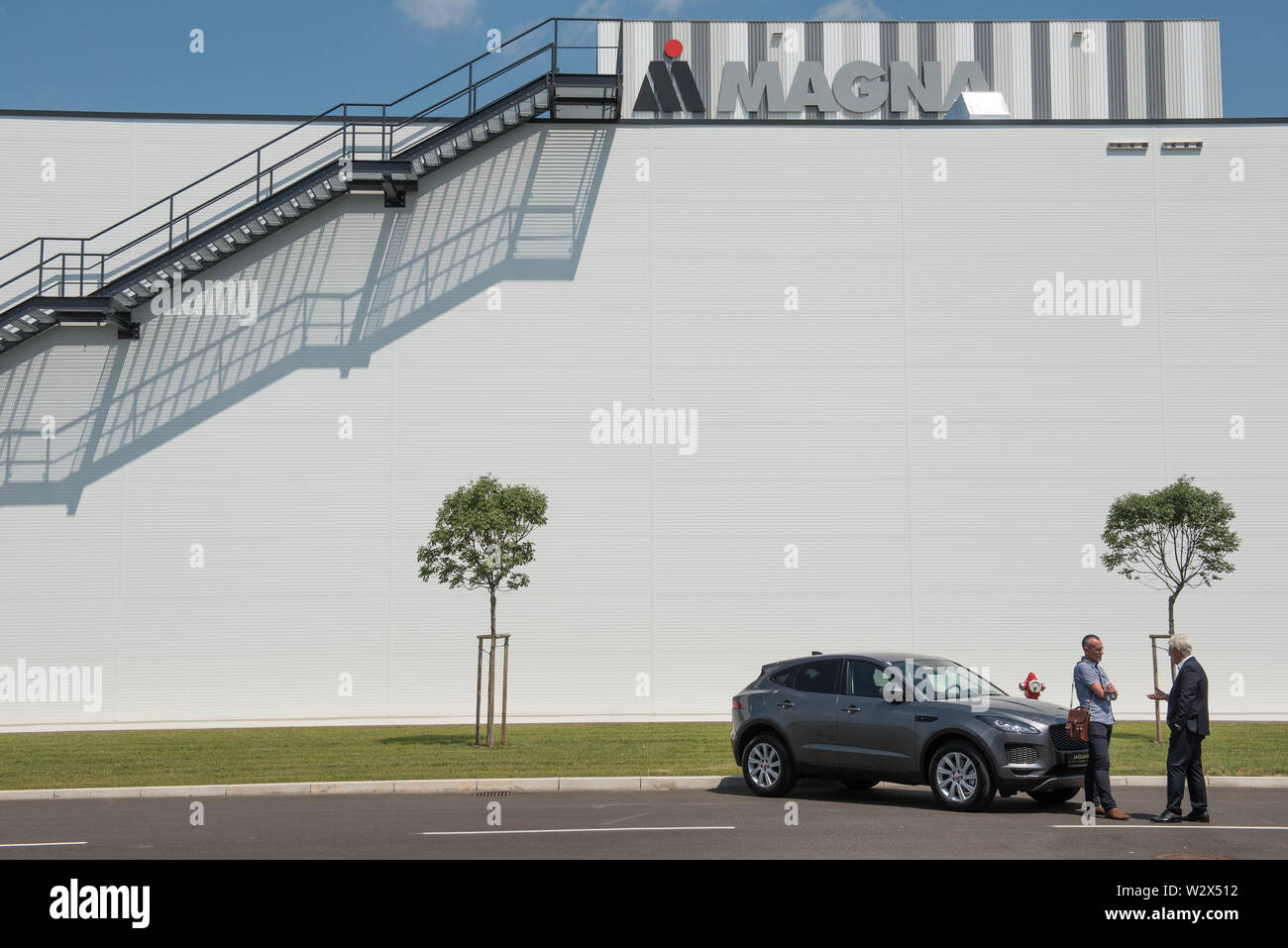 Hoce, Slovenia. 10th July, 2019. New Jaguar E-Space X540 is parked in ...
