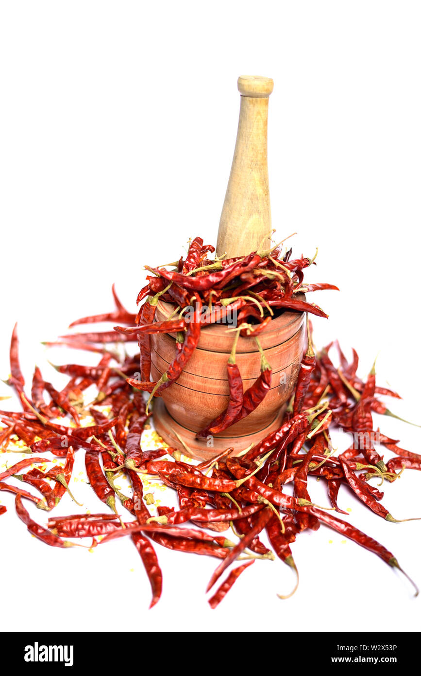 Cayenne pepper is making from chili paper Stock Photo - Alamy