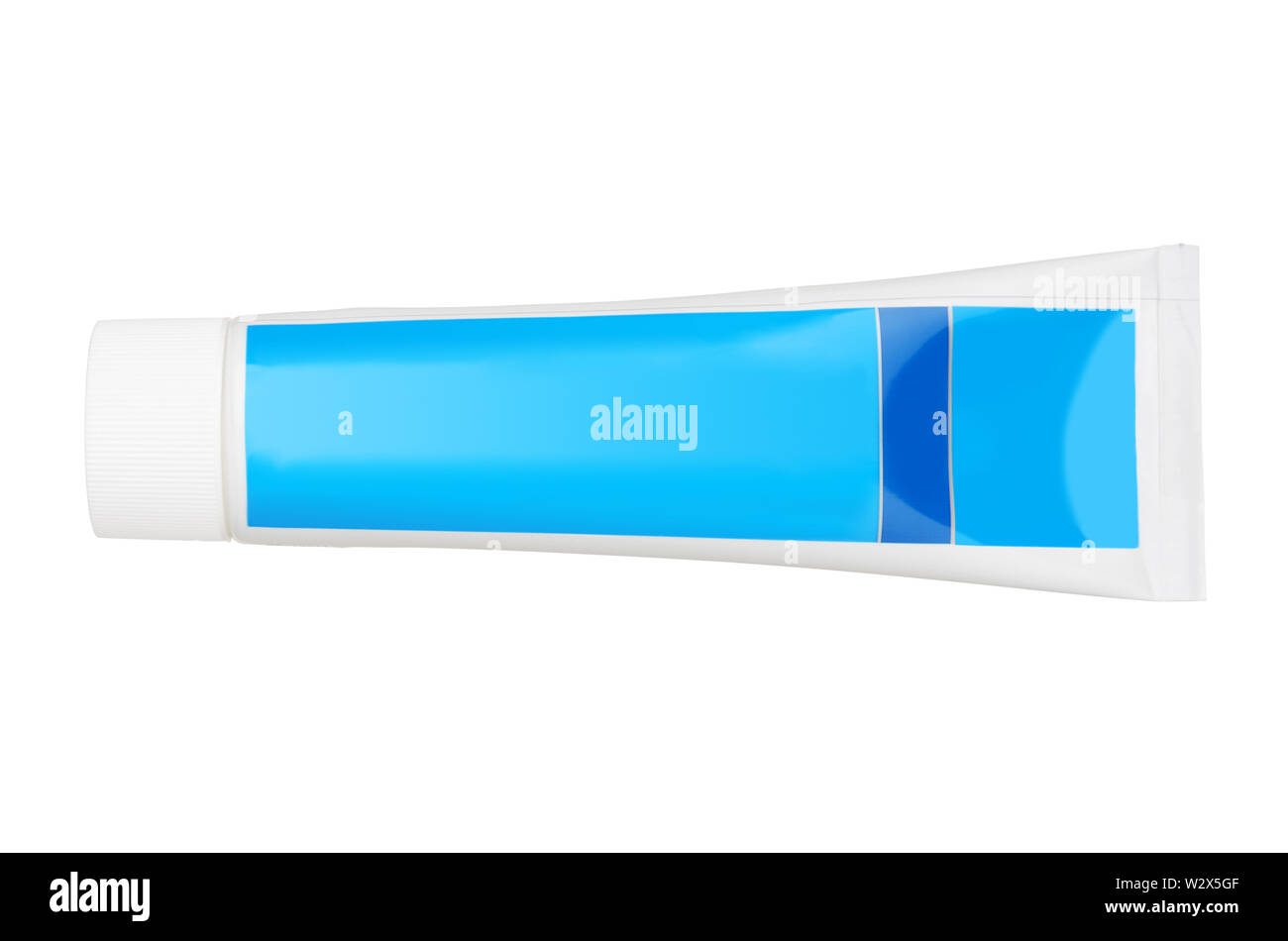 Clean tube of toothpaste isolated on white background Stock Photo - Alamy