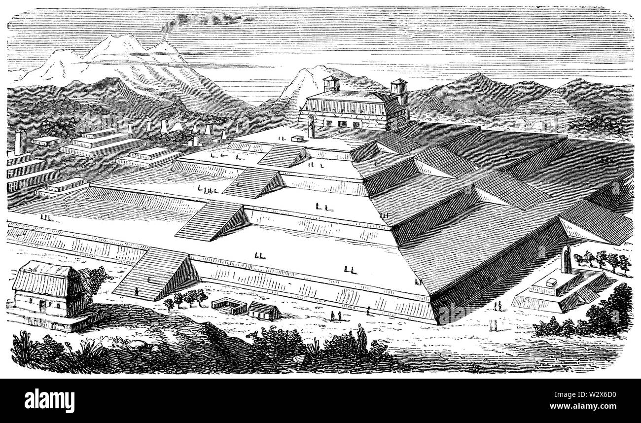 Cholula pyramid Cut Out Stock Images & Pictures - Alamy