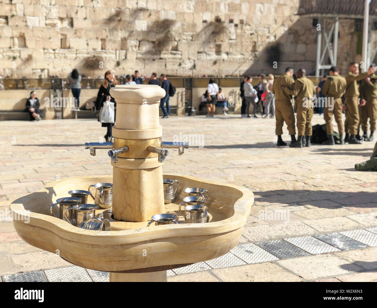 Ritual hand washing jews hi-res stock photography and images - Alamy