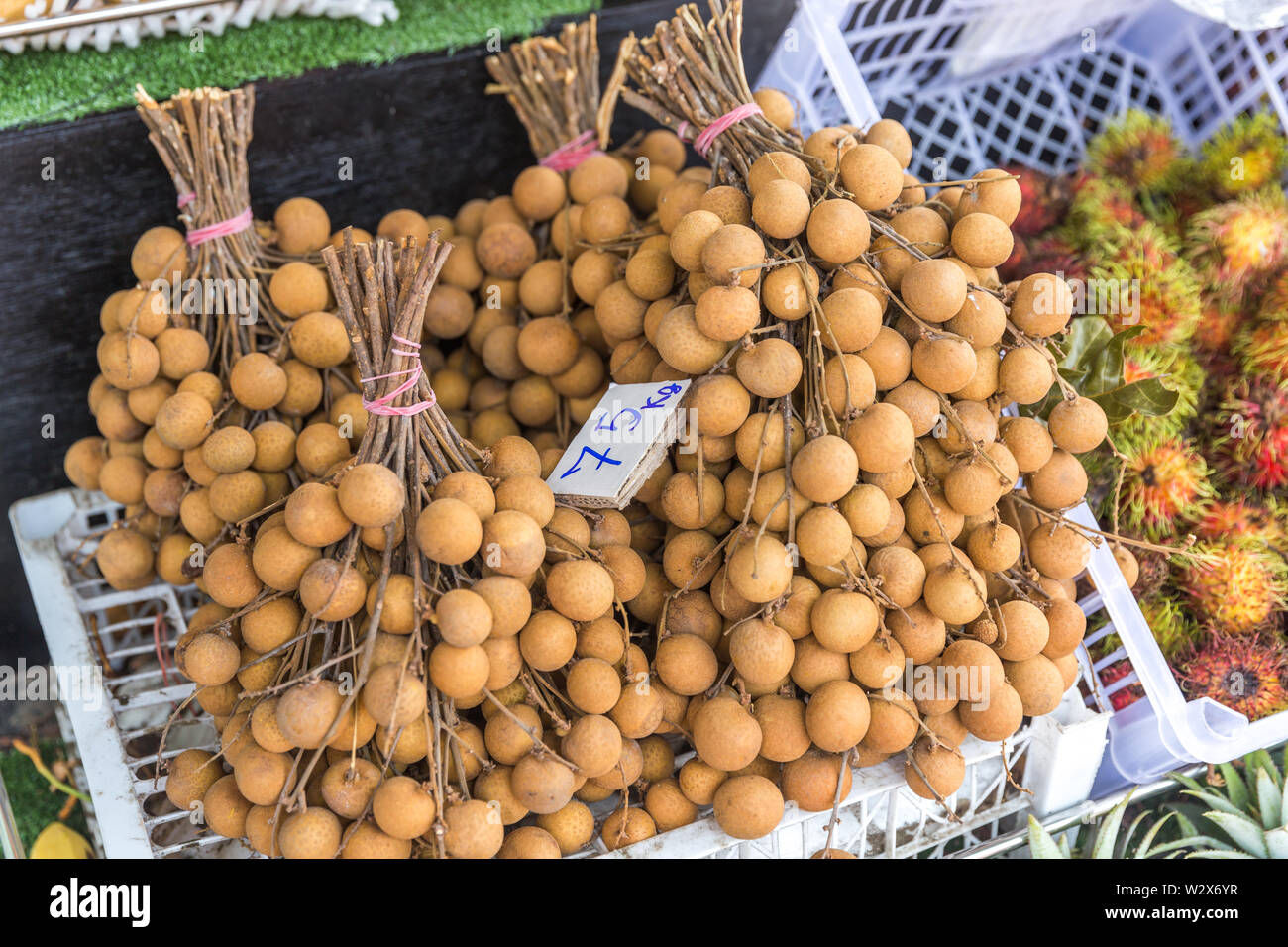 Fruits on a local Thailand market Stock Photo - Alamy