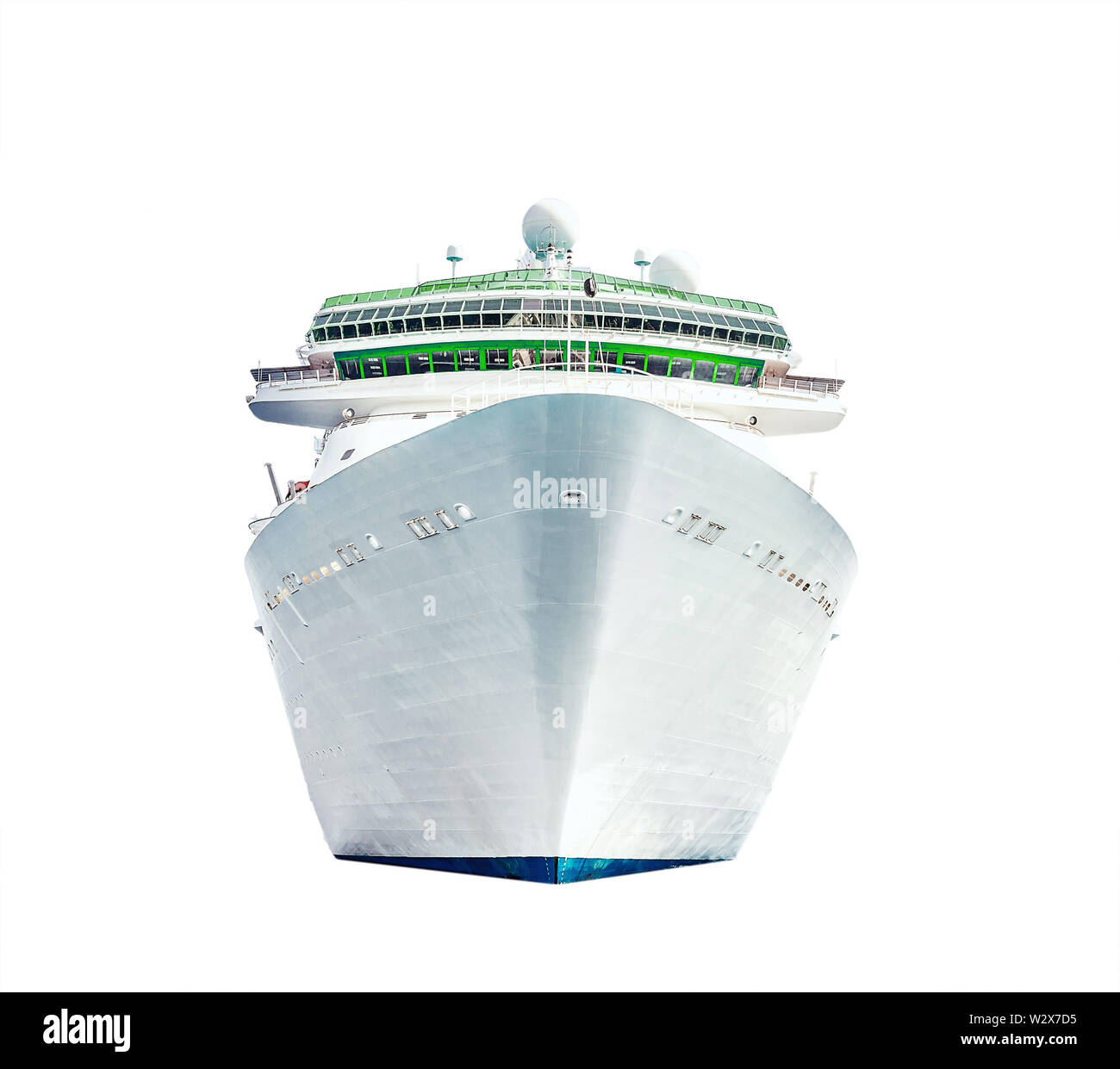Cruise Ship White Background