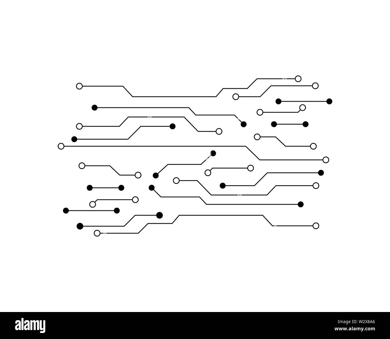 Circuit Logo Template vector illustration icon design Stock Photo - Alamy
