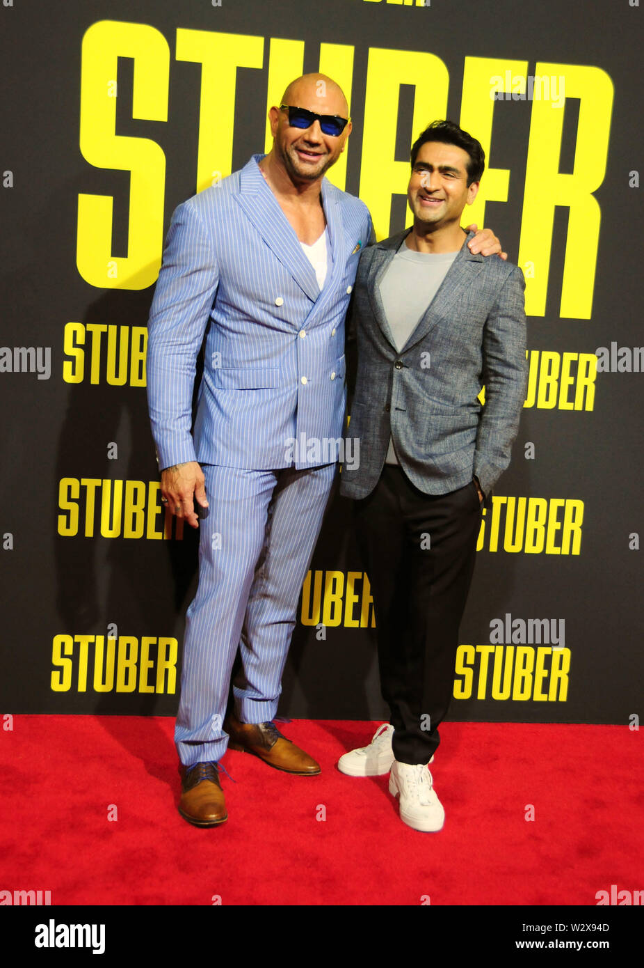 Los Angeles, California, USA 10th July 2019 Actor Dave Bautista and ...