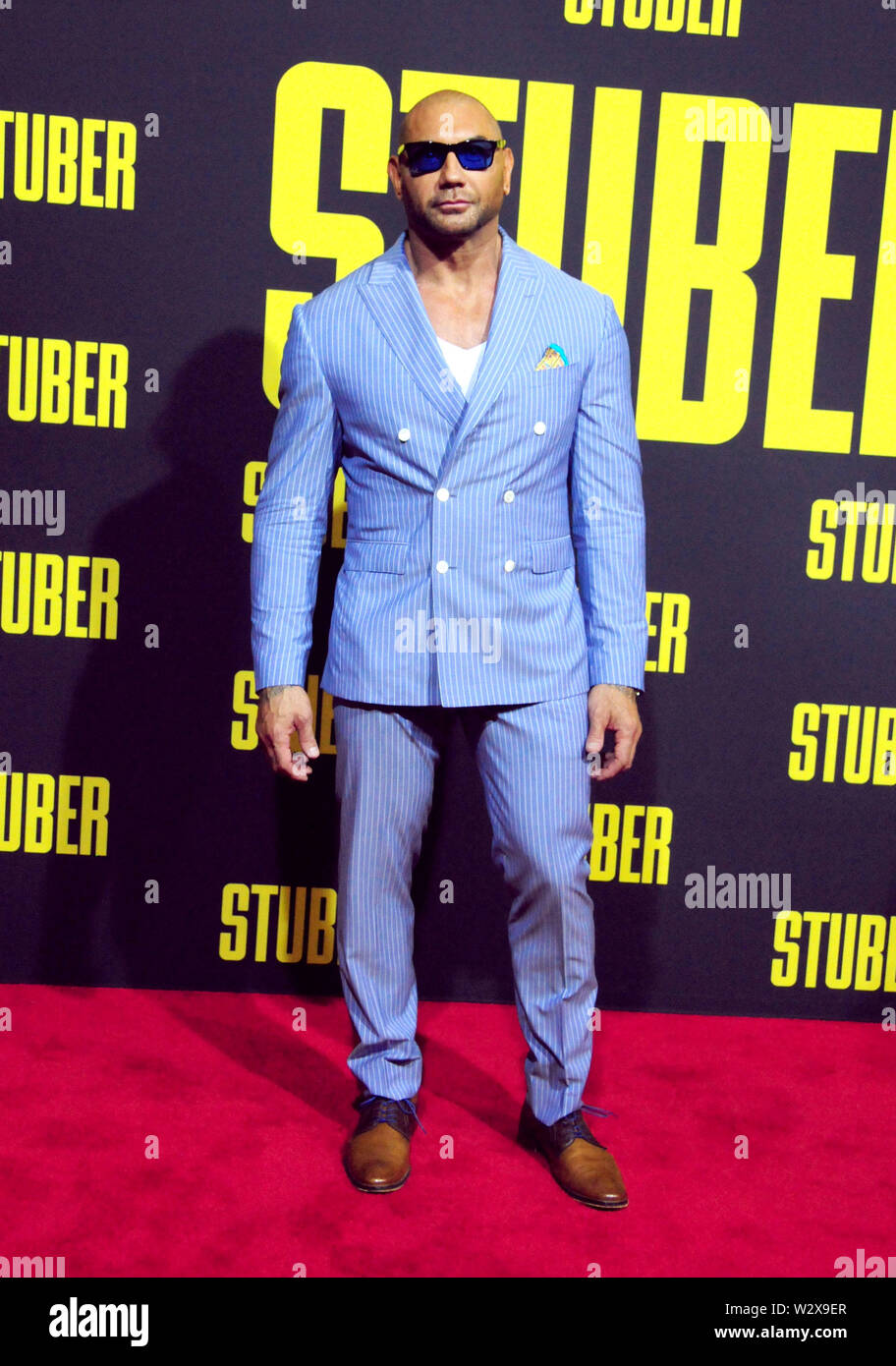 Los Angeles, California, USA 10th July 2019 Actor Dave Bautista attends ...
