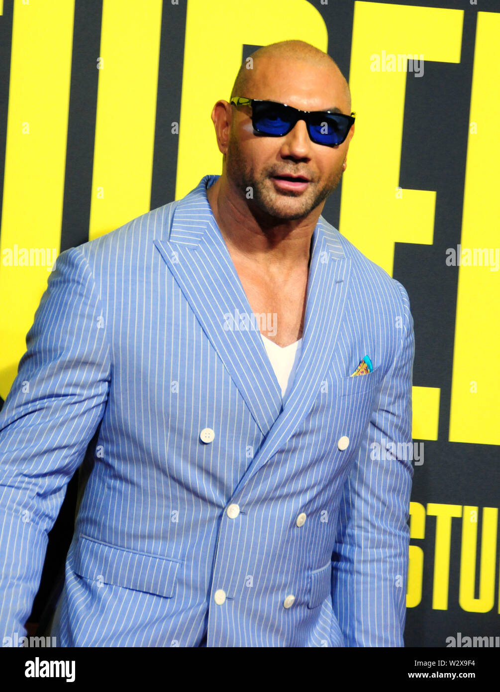 Los Angeles, California, USA 10th July 2019 Actor Dave Bautista attends ...