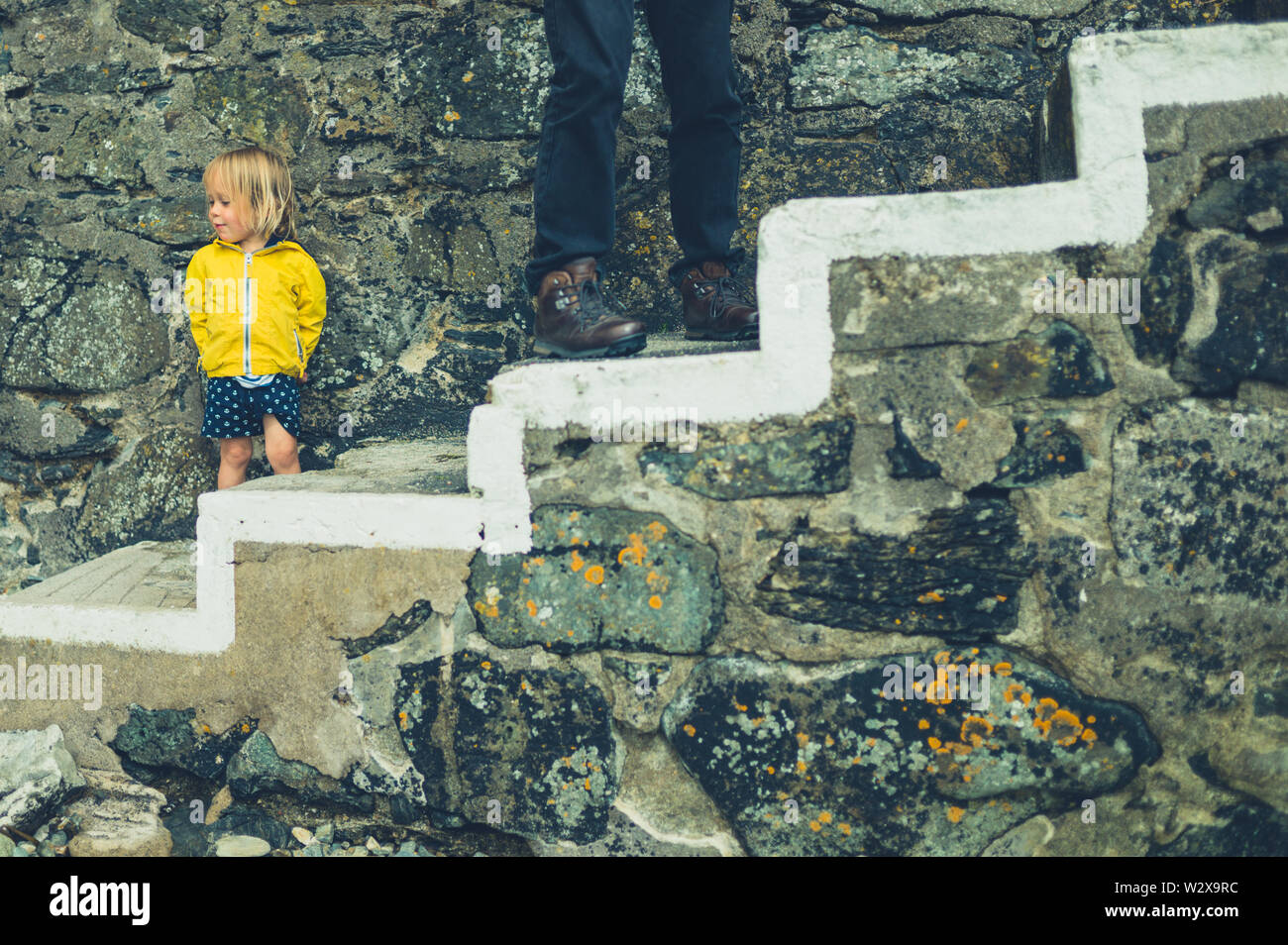 Man resting steps stairs hi-res stock photography and images - Alamy