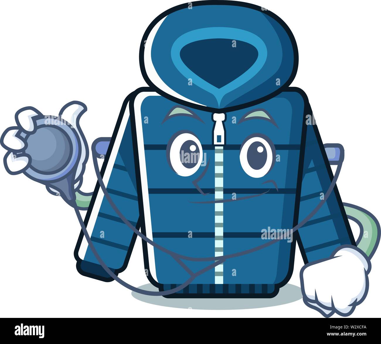 Doctor winter coat in the character shape Stock Vector Image & Art - Alamy