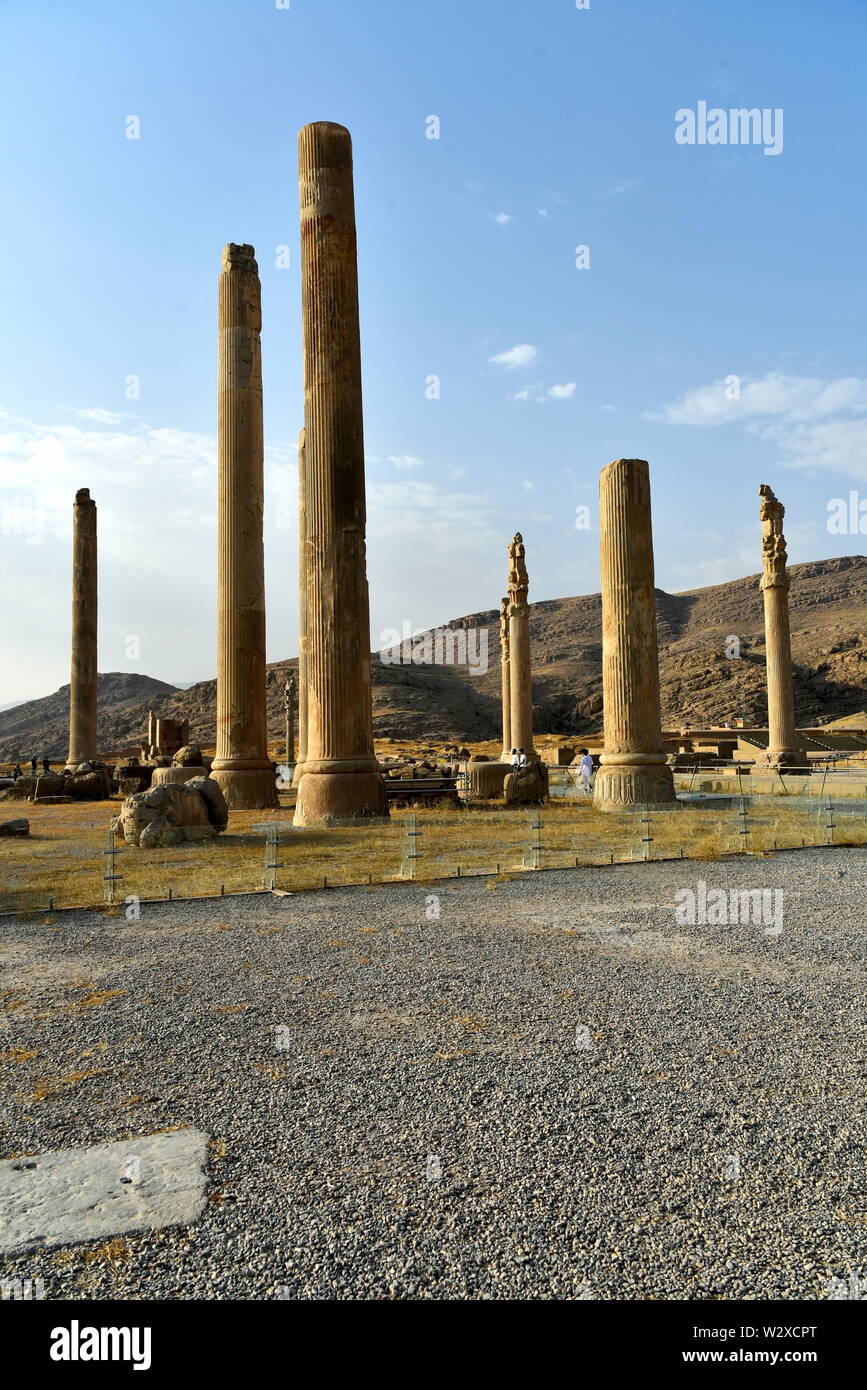 Persepolis, capital of the Achaemenid Empire, Shiraz, Fars, Iran, June ...