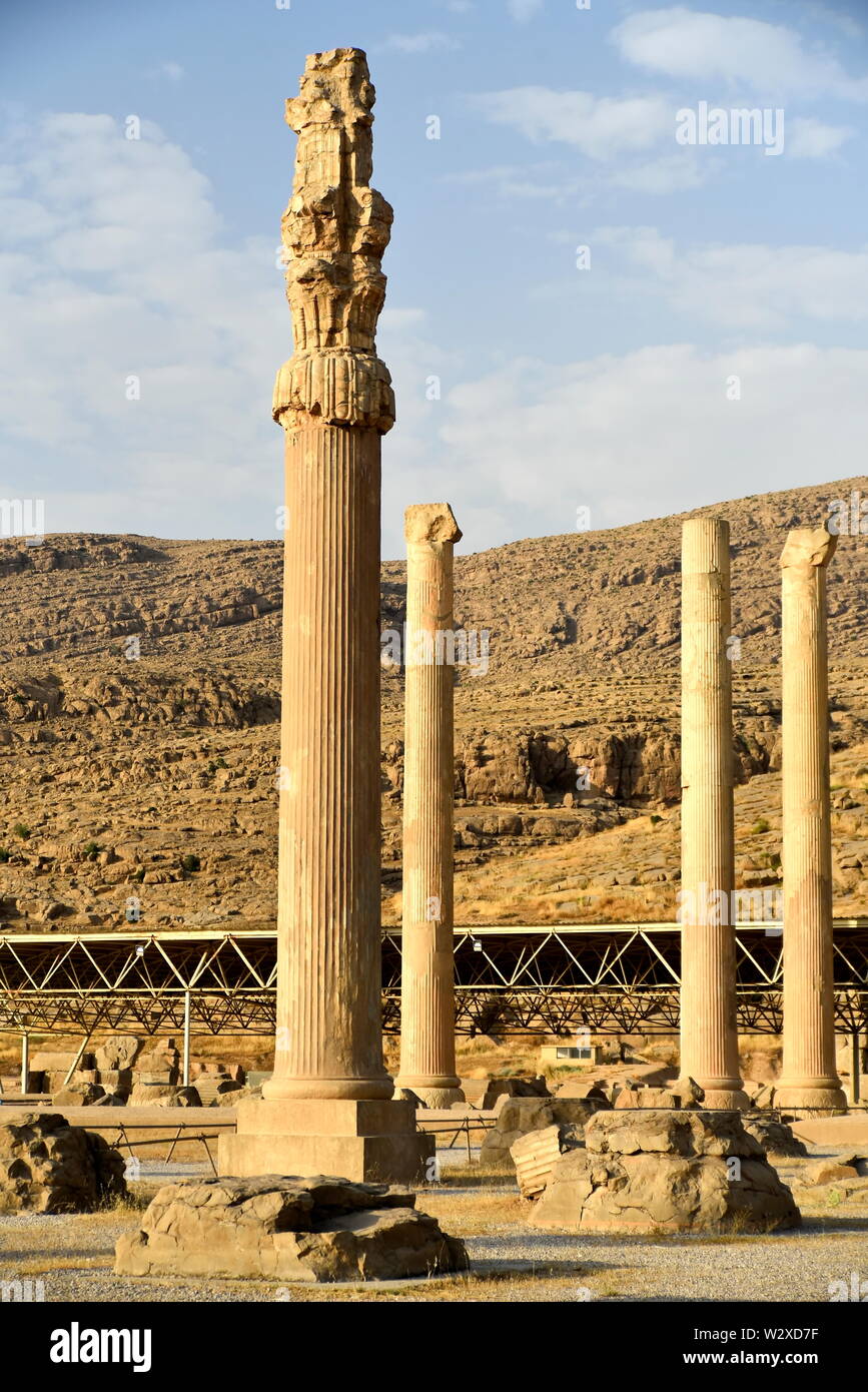 Persepolis, capital of the Achaemenid Empire, Shiraz, Fars, Iran, June ...