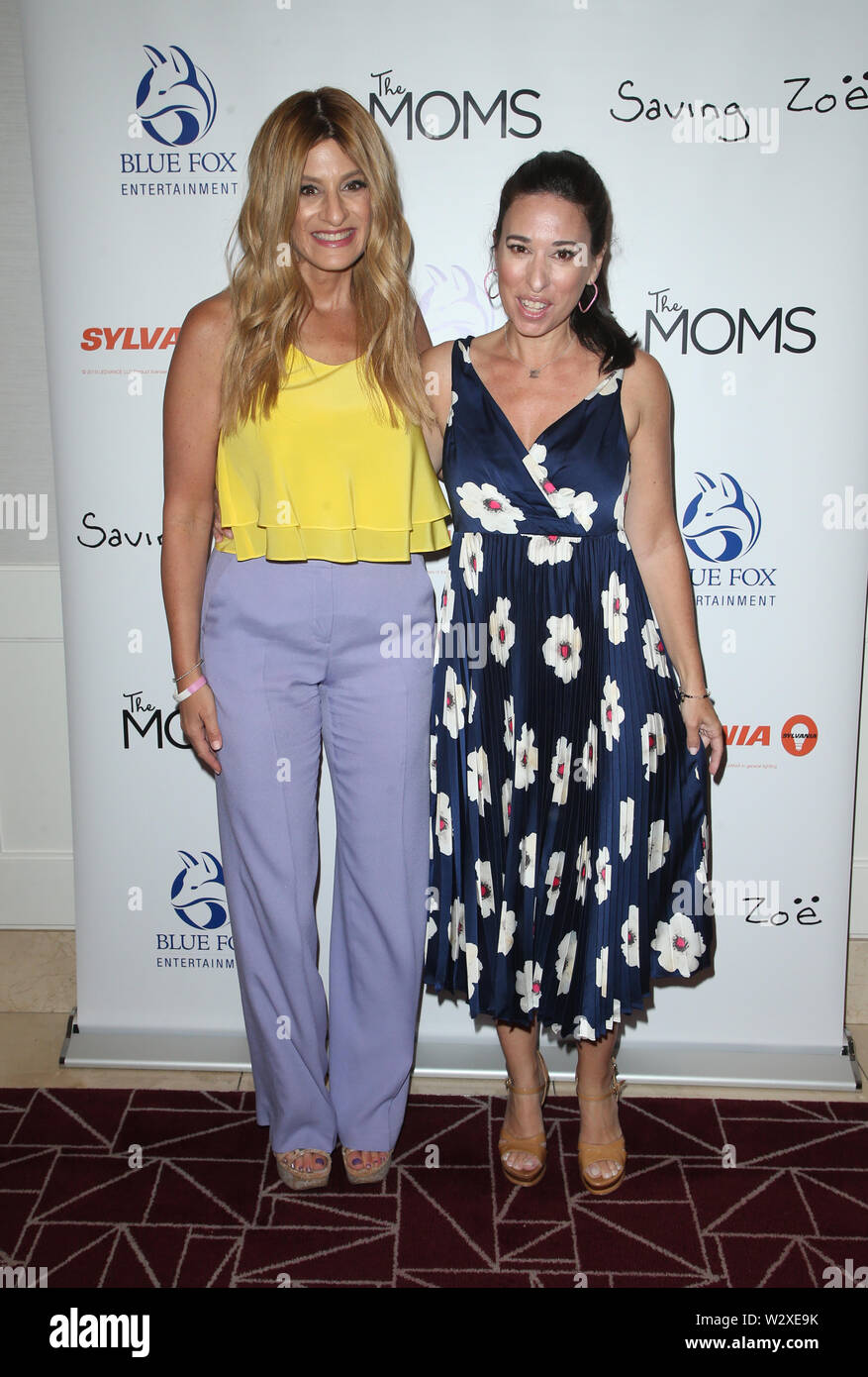 West Hollywood, Ca. 10th July, 2019. Denise Albert, Melissa Gerstein ...