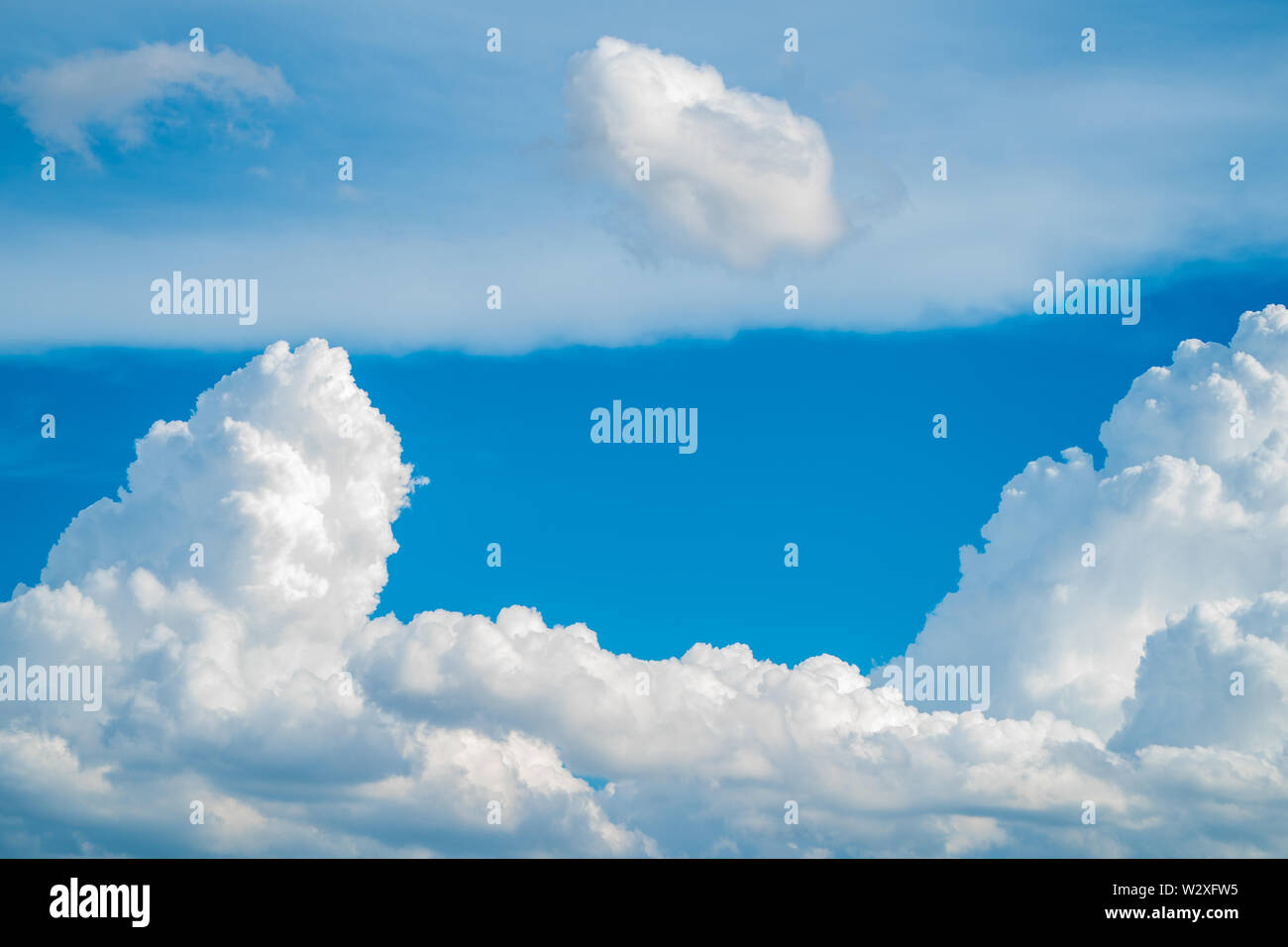Unique Clouds style on the open sky for background Stock Photo - Alamy