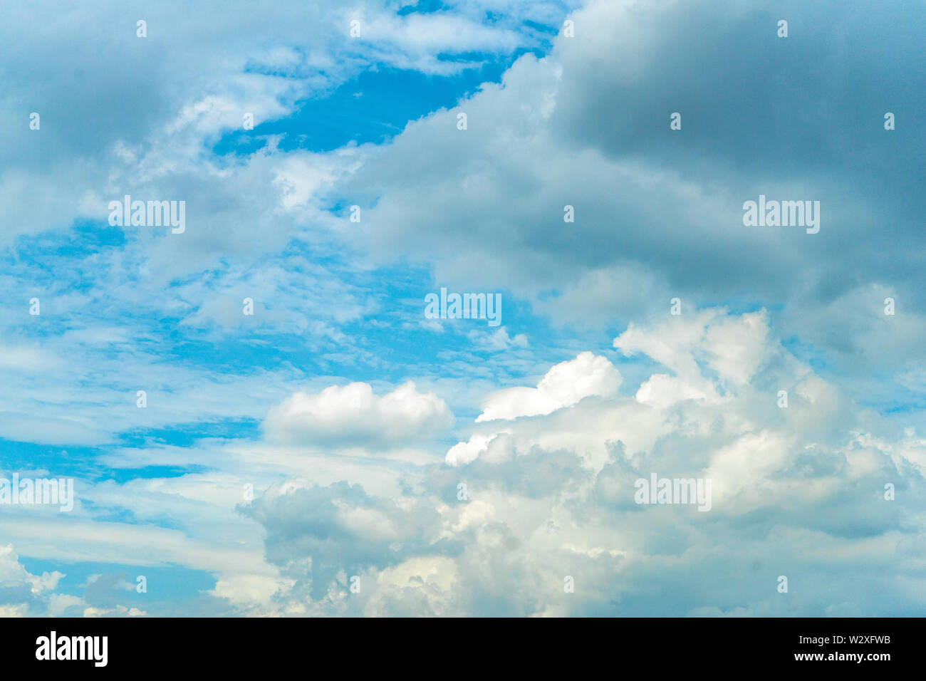 Unique Clouds style on the open sky for background Stock Photo - Alamy