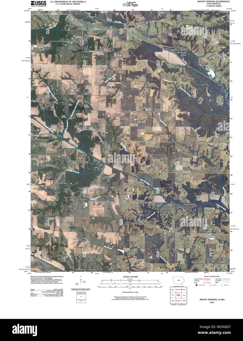 Map of mount sterling hi-res stock photography and images - Alamy