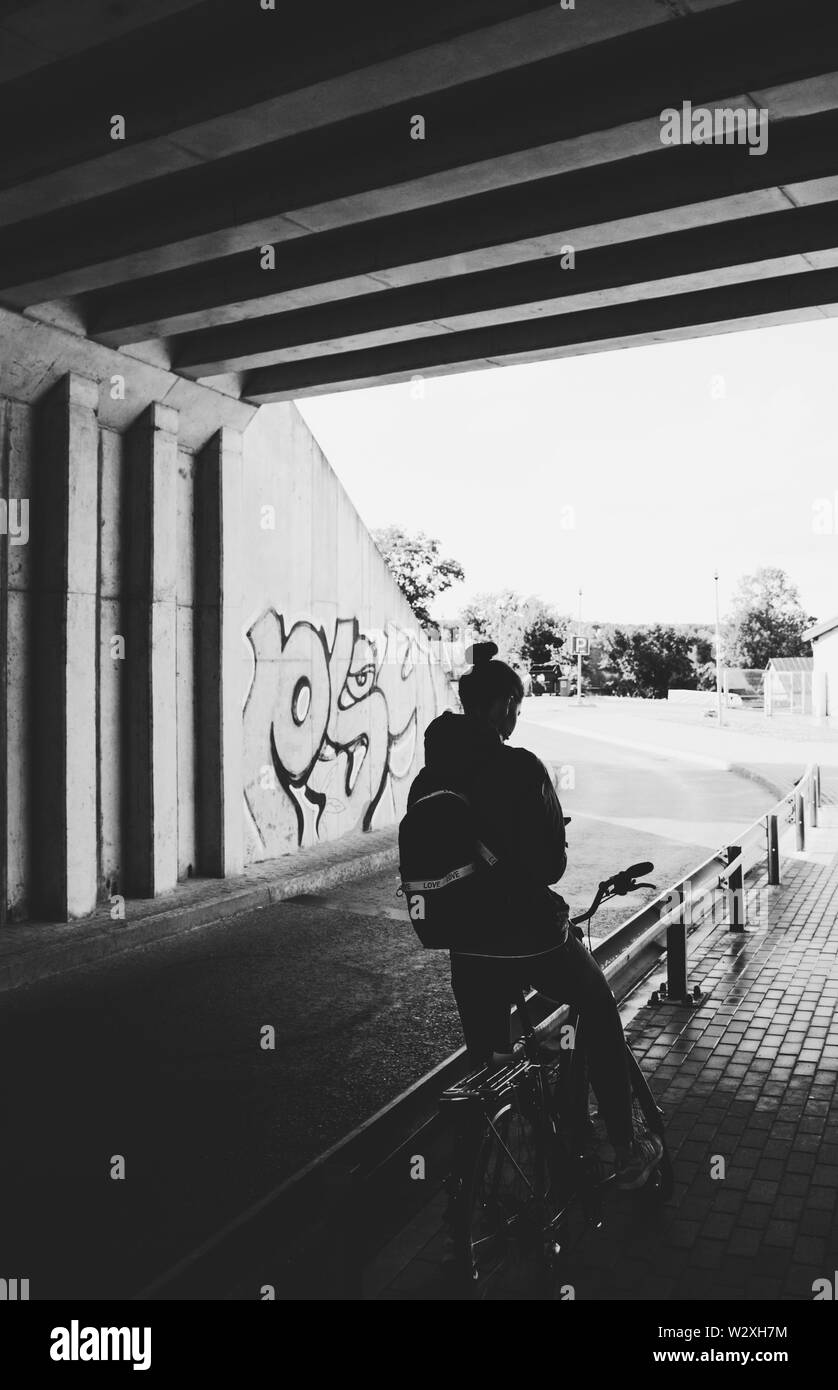 Standing Under Street Light High Resolution Stock Photography and ...
