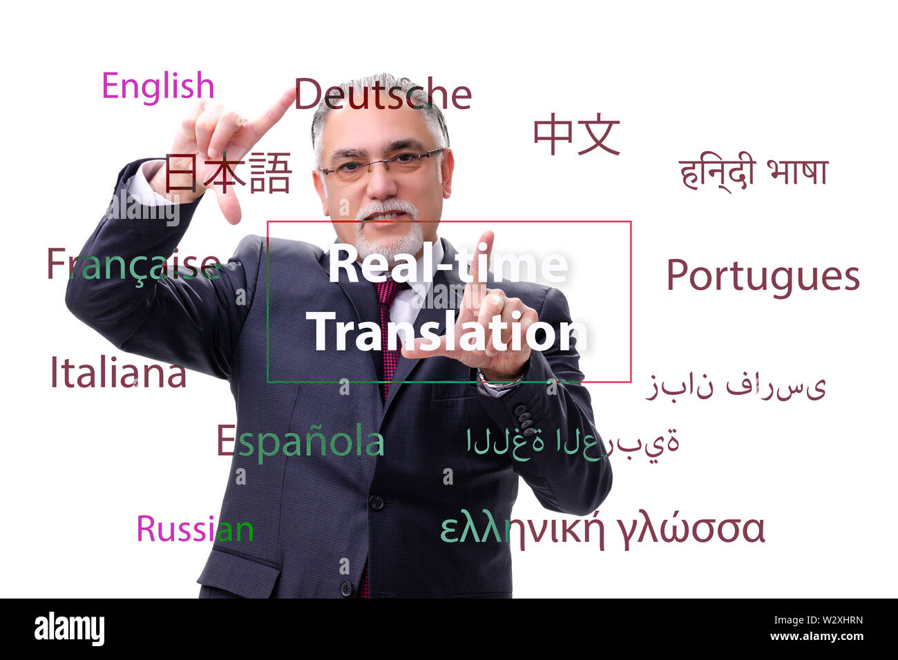 Real time language translation hi-res stock photography and images - Alamy