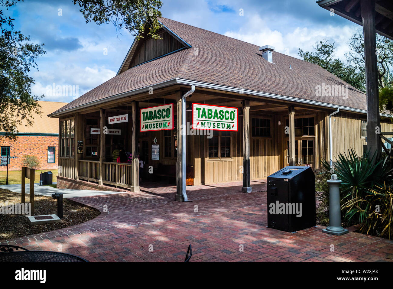 Avery Island, LA, USA - Jan 14, 2017: The publicly open Tabasco Museum ...