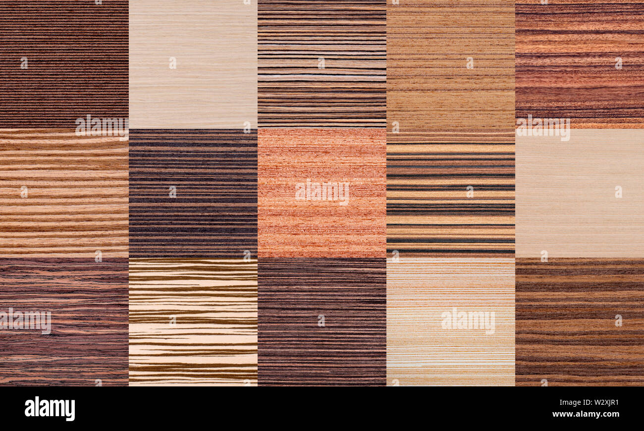 A collage of 15 striped wood texture backgrounds Stock Photo - Alamy