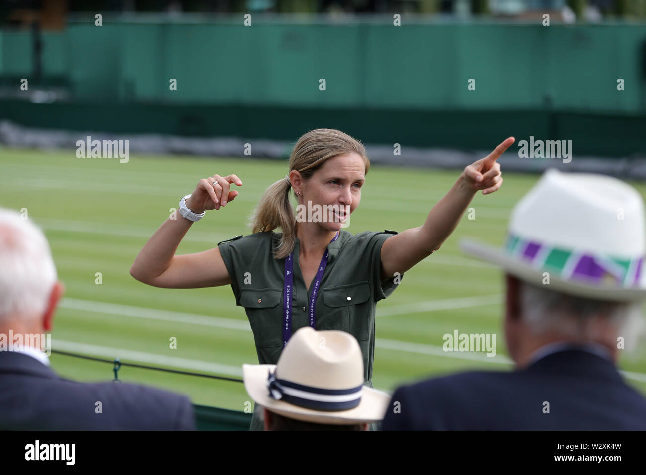 Wimbledon, UK. 11th July, 2019. Wimbledon Tennis Championships. Lorna ...