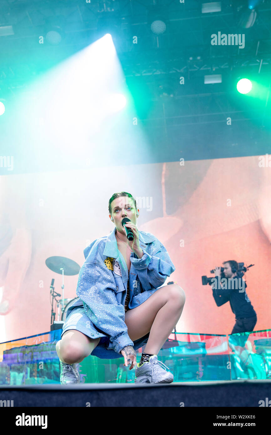 Bergen, Norway - June 14th, 2019. The Swedish singer and songwriter ...